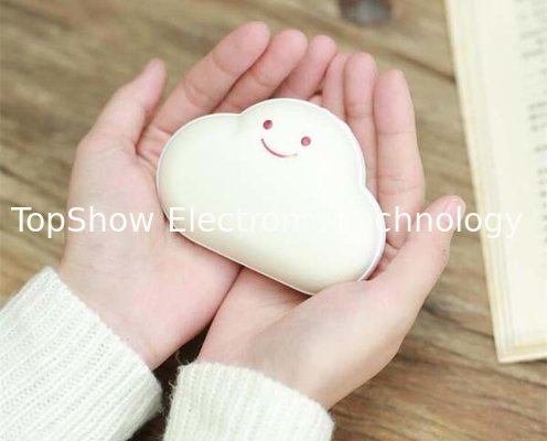 New Fashion Gift 3600mah Mini Cloud Hand Warmer Mobile charger Power Bank
