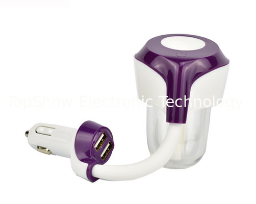 50ml Double Spray USB Second Generation Car-mounted Car Aroma Diffuser Humidifier