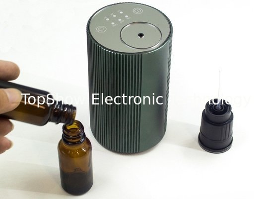 Wireless Rechargeable Waterless Pure Essential Oil Nebulizer Car Aroma Diffuser Humidifier