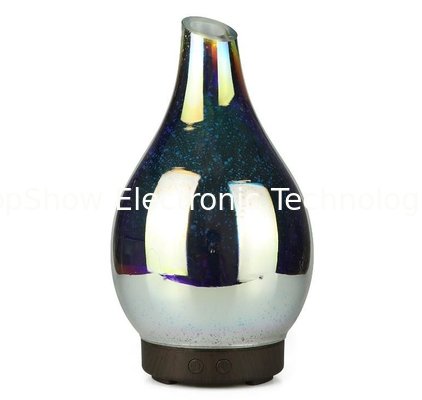 3D Colorful Mirror Fireworks Glass Electric Aromatherapy Essential Oil Diffuser