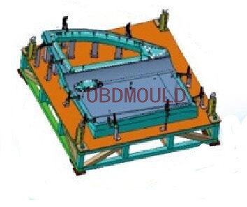 Die Material Inspection Weld Fixture Components For Auto Front Door External Plate
