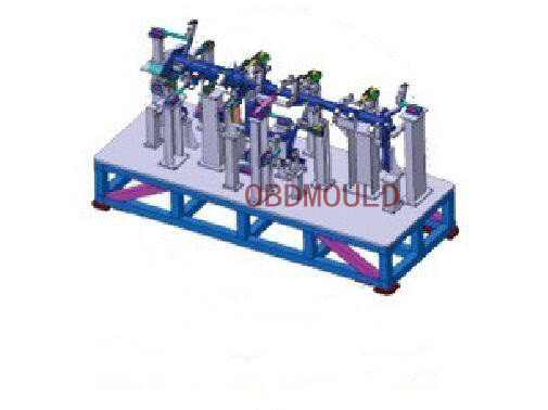 Car Instrument Beam Assembly Fixtures Tools , Hydraulic Clamping Fixtures