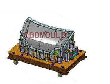Auto Hood Automotive Inspection Fixture Components Penumatical Checking Fixture