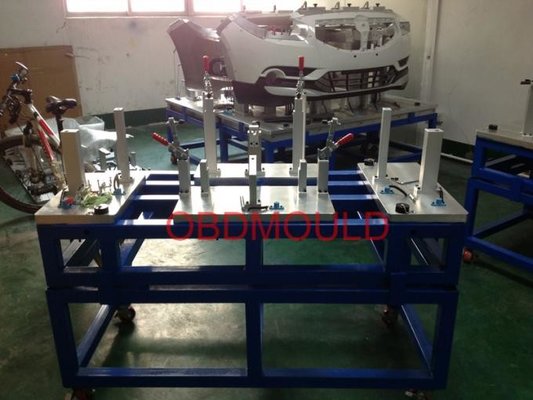 Customized Motor Bracket Weld Fixture Components High Precision Assembly Fixture Design