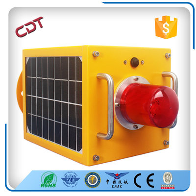 Telecom Tower Buidling 32.5cd LED Solar Power Low Intensity aviation obstruction light