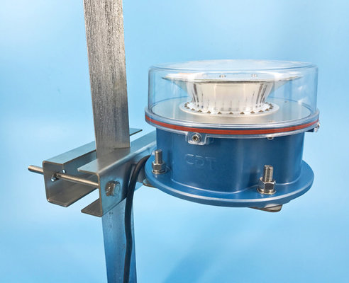 Aluminium Alloy ICAO 2000cd FAA L864 Red Flash Building Tower Medium Intensity LED aviation warning light