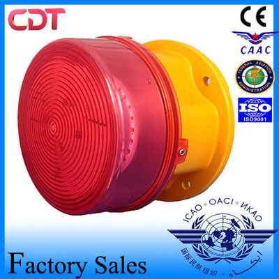 Anti-Corrosion Red Aircraft Warning Lighting Building Type B Medium Intensity 2000cd Telecom Tower Obstruction Light