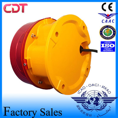 Anti-Corrosion Red Aircraft Warning Lighting Building Type B Medium Intensity 2000cd Telecom Tower Obstruction Light