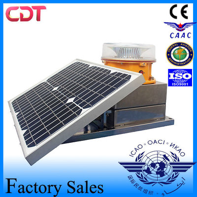 Transmission Tower Flash Solar Power Medium Intensity aeronautical obstruction light