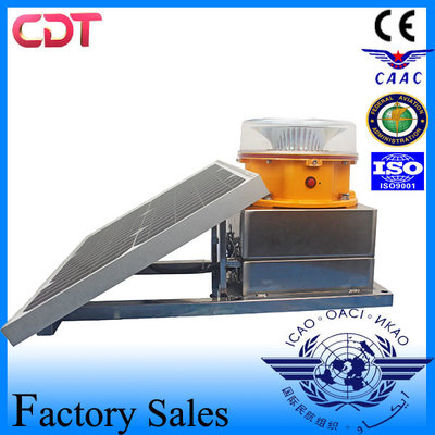 Transmission Tower Flash Solar Power Medium Intensity aeronautical obstruction light
