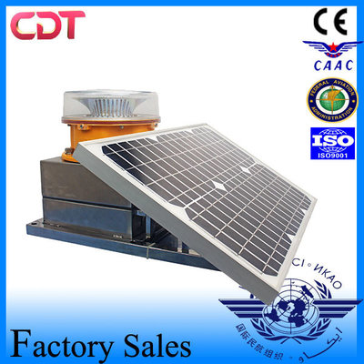 Transmission Tower Flash Solar Power Medium Intensity aeronautical obstruction light