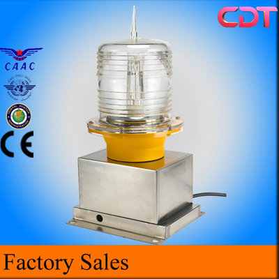 Civil Airport helipad Beacon lighting / Factory IP65 Flashing White Color Helipad Beacon heliport lights supplier
