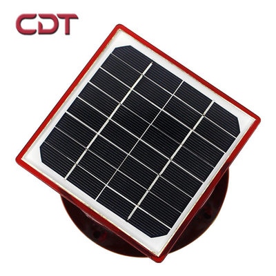 Red Color Electric Iron Tower Chimney Brige LED Type B Building Low Intensity Obstruction Lights Solar Powered