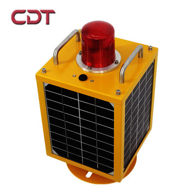 Telecom Tower Buidling 32.5cd LED Solar Power Low Intensity aviation obstruction light