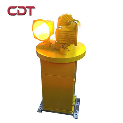 105W three color helipad lights 2500cd Yellow,Green,White Metal Halide Airport Rotating beacon lighting