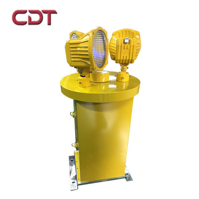 105W three color helipad lights 2500cd Yellow,Green,White Metal Halide Airport Rotating beacon lighting