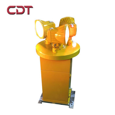 105W three color helipad lights 2500cd Yellow,Green,White Metal Halide Airport Rotating beacon lighting