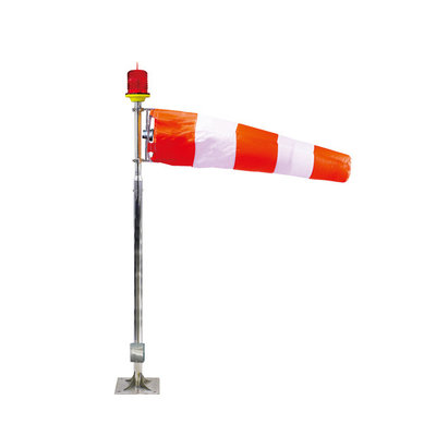 ICAO FAA Stand Helipad Windcone 2M/3M/4M/5M/6M Solar Heliport Airfield Airport Aviation Windsock