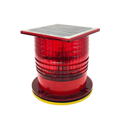 solar Low intensity light/Obstruction lights for Below 45meter Broadcast AM and high RF tower telecommunications Tower