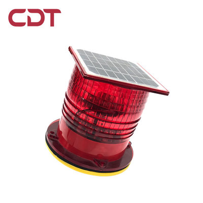solar Low intensity light/Obstruction lights for Below 45meter Broadcast AM and high RF tower telecommunications Tower