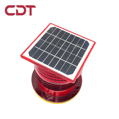 solar Low intensity light/Obstruction lights for Below 45meter Broadcast AM and high RF tower telecommunications Tower