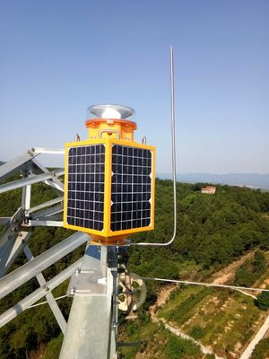 Communication Electrical Tower ICAO 2000cd RED Medium Intensity LED solar DC24V DC12V LED warning lights