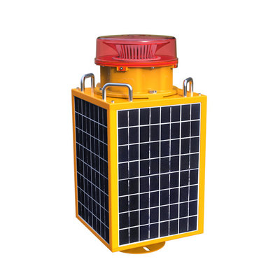 Broadcast telecom Tower Electrical Power Towers Red ICAO Solar Power Medium Intenisty aircraft warning lights on tower