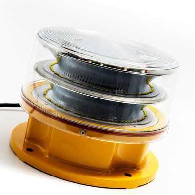 ICAO Certificated White Medium Intensity Obstacle Lights FAA L-865 Tower Aircraft LED Warning Light