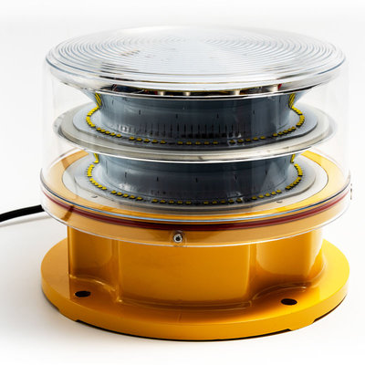 ICAO Certificated White Medium Intensity Obstacle Lights FAA L-865 Tower Aircraft LED Warning Light