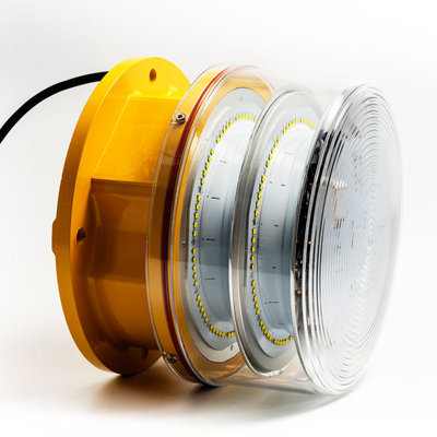 L-865 Medium Intensity White LED Flashing Obstruction Beacon ICAO Aviation Warning Light For Transmission Towers