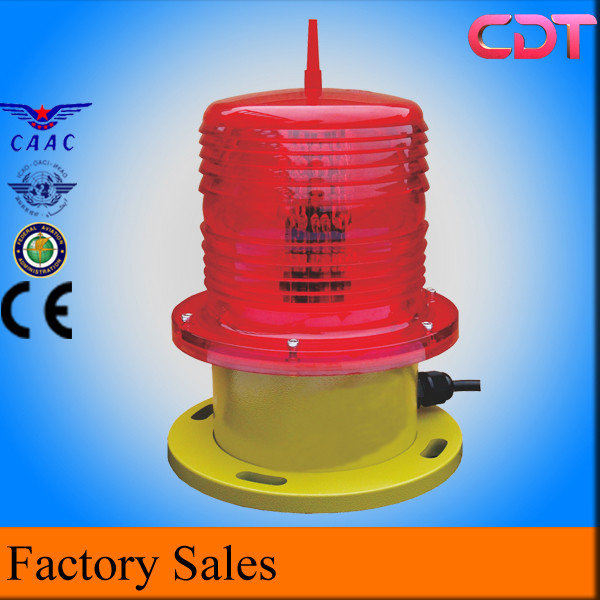 2000cd Red Type B Airport Aircraft Warning Lighting for Building/LED Medium Intensity Tower Aviation Lights