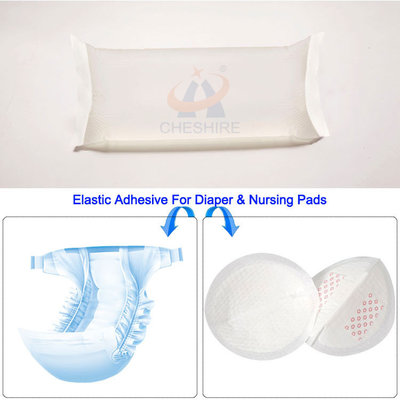 Sanitary Napkin Diaper Elastic Construct Structure Pressure Sensitive Adhesive Hot Melt Glue For Hygiene Product supplier