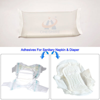 Sanitary Napkin Diaper Elastic Construct Structure Pressure Sensitive Adhesive Hot Melt Glue For Hygiene Product supplier