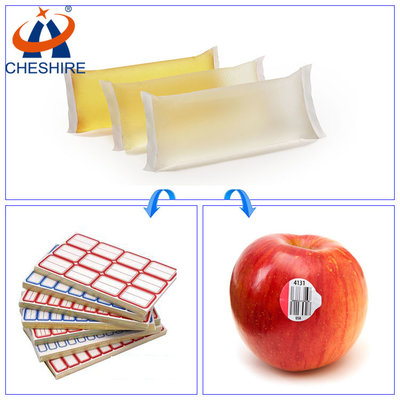 Hot Melt Pressure Sensitive Adhesive For Removable Label Sticker Permanent Thermal Paper Plastic Film Label Glue supplier
