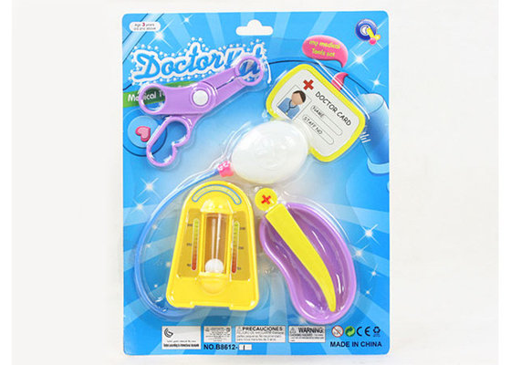 China 5 Pcs Colorful Kids Pretend Play Doctor Set / Toy Medical Set With Sphygmometer supplier