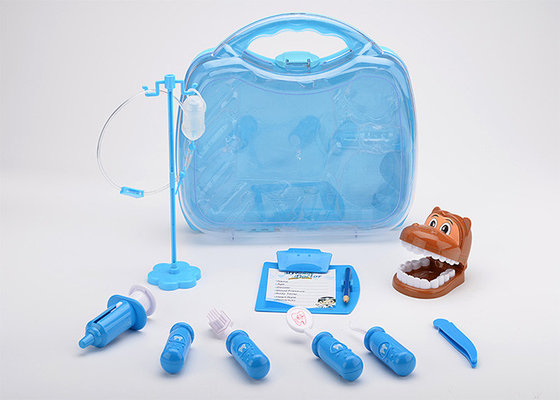 China 12 Pcs Toddler Pet Doctor Role Play Set , Pretend Toy Medical Bag Non Toxic supplier