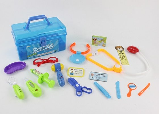 China Colorful Pretend Play Medical Kit 17 Pcs , Children's Toy Medical Case supplier