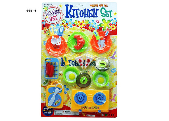 China Cake Burger Food Cooking Kitchen Toys , Children's Role Play Kitchen Accessories supplier