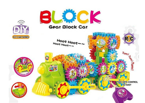 China Electric Remote Control Children's Play Toys Gear Building Toy Set 106 Pcs supplier
