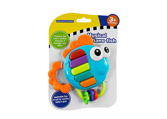 China Multi Color BPA Free Baby Teething Rattle Toys With Music And Light 3 To 36 Months supplier
