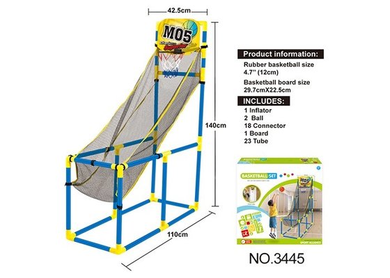 China Playing Portable Kids Sports Toys Plastic Indoor Basketball Hoop With Stand supplier