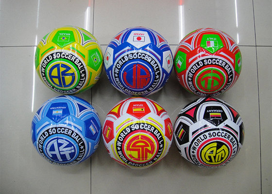 China 23 CM Dia PU Leather Soccer Ball Children's Play Toys Matte Laser Metallic Football supplier