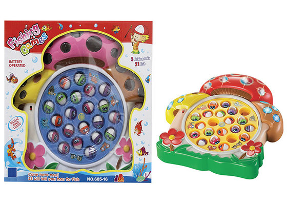 China Electric Fishing Game 3 Years Children's Play Toys 42 Pcs Music Light supplier