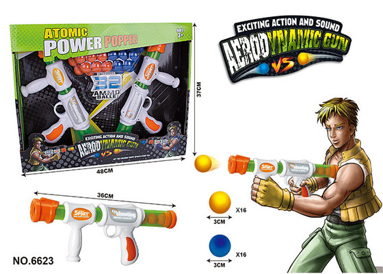 China Nurf Style EVA Soft Bullet Pop Gun Children's Play Toys Shooting 8 M 14 " Age 8 supplier