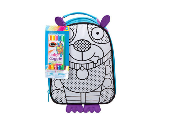 Washable DIY Color Painting Kids School Bags With Safe Eco Friendly Material supplier