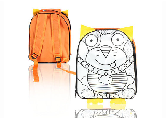 11 Inch Arts And Crafts Toys DIY Drawing School Bag With 4 Color Pens For Kids supplier