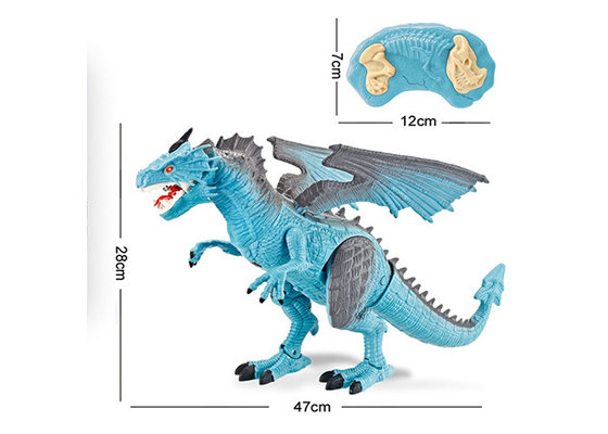 Walking Dinosaur Remote Control Toys With Roar Sound / Smoke Spraying / Shake Head supplier