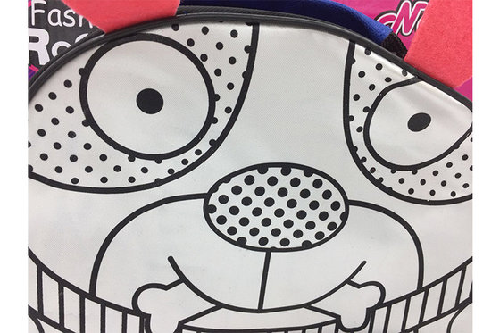 Washable DIY Color Painting Kids School Bags With Safe Eco Friendly Material supplier