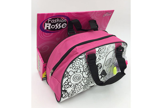 DIY Painting Arts And Crafts Toys Zipper Locked Hand Bag With 4 Marker Pens supplier