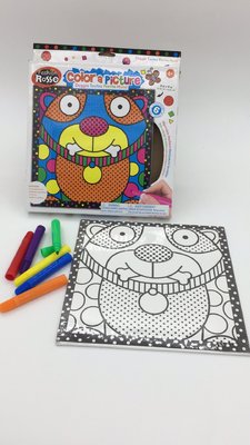 9 Inch Kitty Cat Kids Drawing Board Toys With 6 Washable Color Markers supplier